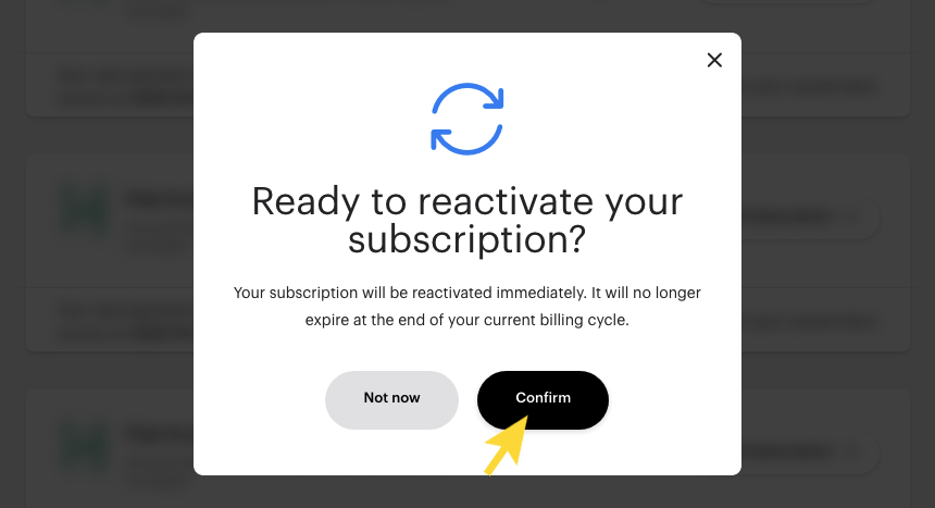 How do I resume or reactivate my Toon Boom subscription? – Toon Boom Help Centre