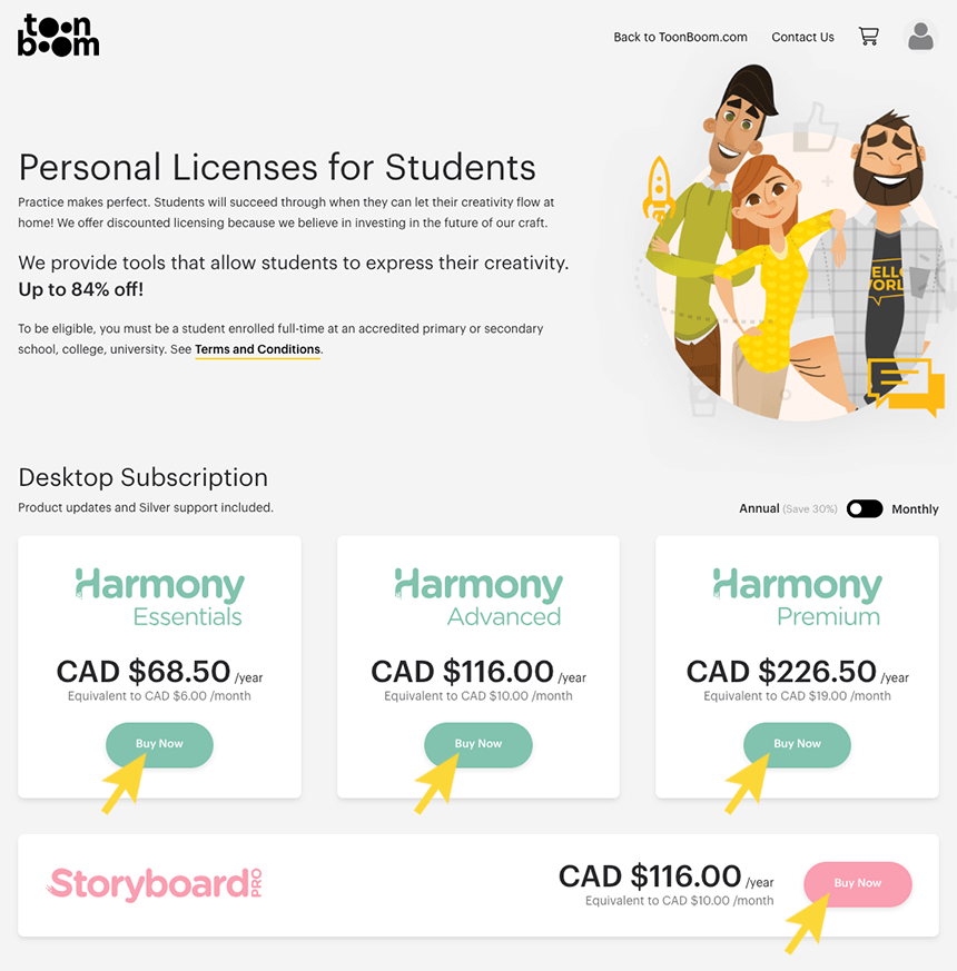 How do I verify my student status with my Toon Boom ID? – Toon Boom ...