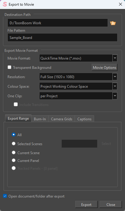 How do I export my movie with a timestamp, subtitles, or overlay ...