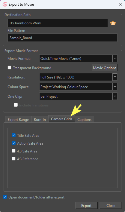 How do I export my movie with a timestamp, subtitles, or overlay ...