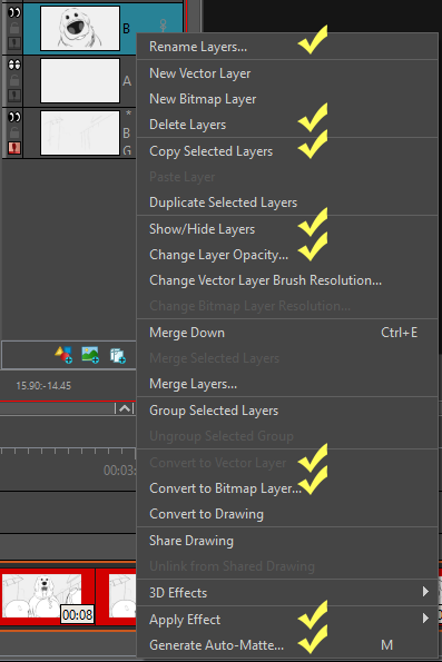 How do I edit artwork on specific layers across multiple panels? – Toon Boom Help Centre