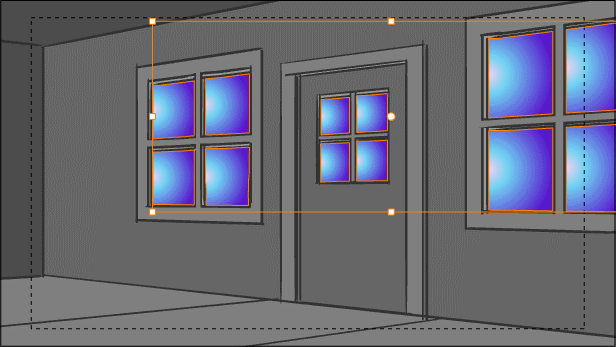 How Can I Keep The Position Of A Gradient Consistent Over Multiple