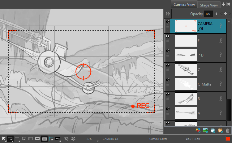 How do I lock a layer to the camera to create an overlay? – Toon Boom ...