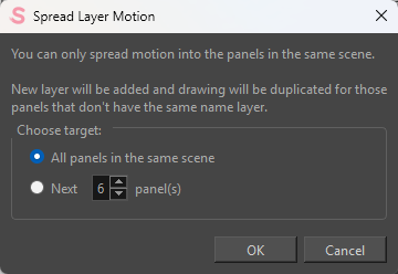 How do I spread my animation over multiple panels? – Toon Boom Help Centre